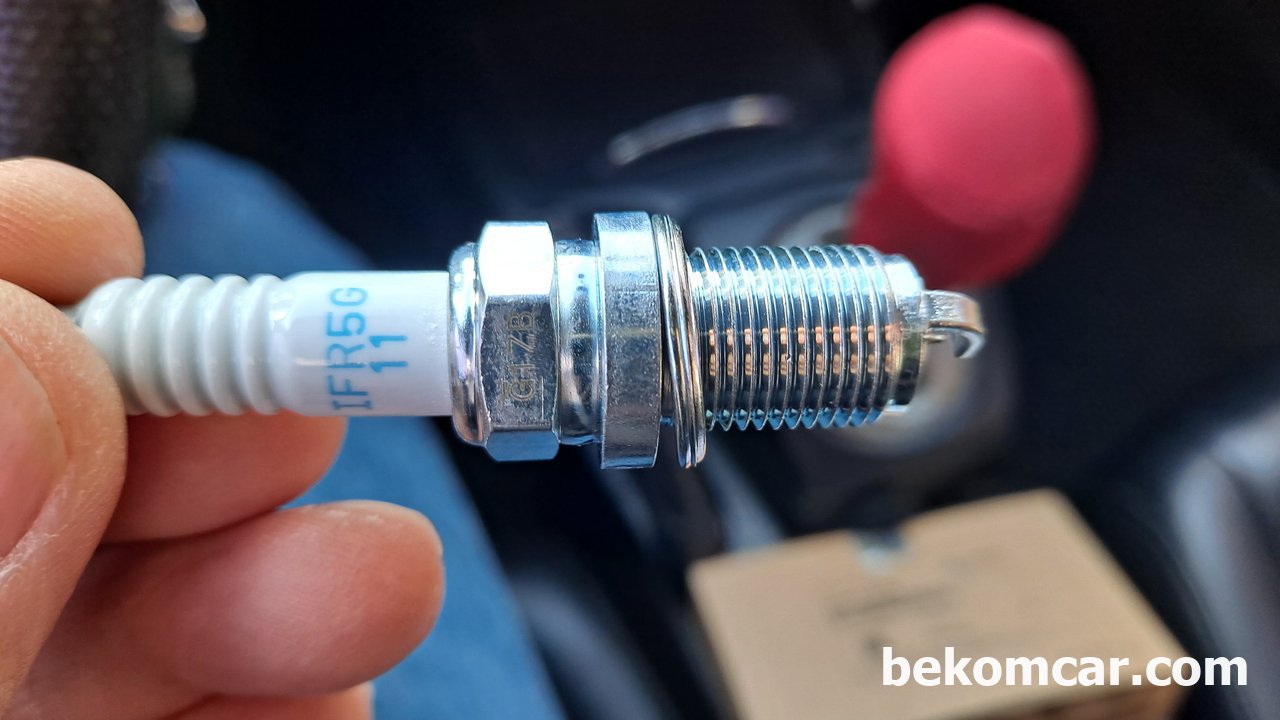 현대 에쿠스 3.8L 람다엔진 점화플러그 NGK IFR5G11, 6개 1세트 | bekomcar.com