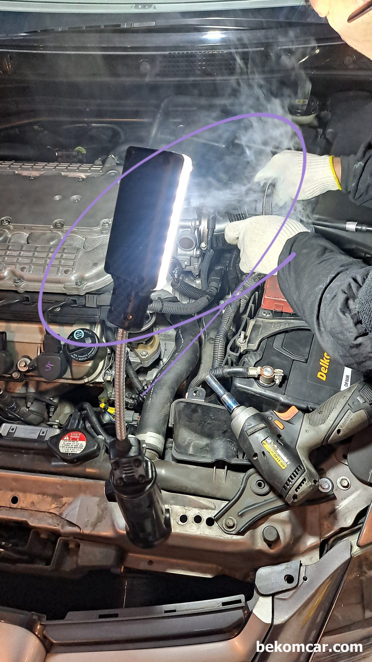 혼다 레전드 고장코드 P0171 & P0174, 스모크테스트 | 베콤카 (bekomcar.com)