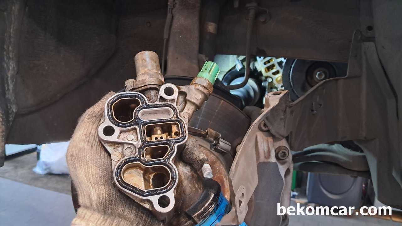 VTEC스풀벨브 누유방지 오일압력스위치 O링 교환 | bekomcar.com